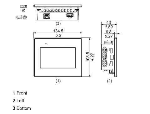 Màn hình Proface 4.3'' LCD TFT ST6000 Series PFXST6200WAD - Industrial ...