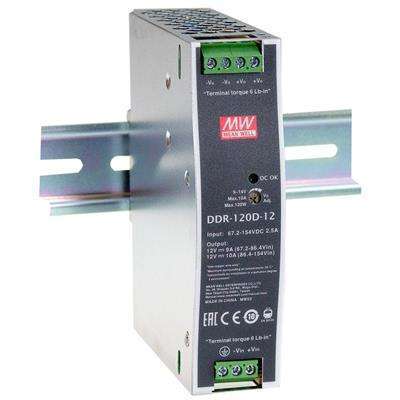 DDR-120A-48 Bộ nguồn một chiều Meanwell 120W-48VDC - Industrial Hardware