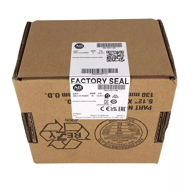 Bộ lập trình lô gic loại nhỏ Rockwell Automation 2080-LC20-20QBBR - Industrial Hardware